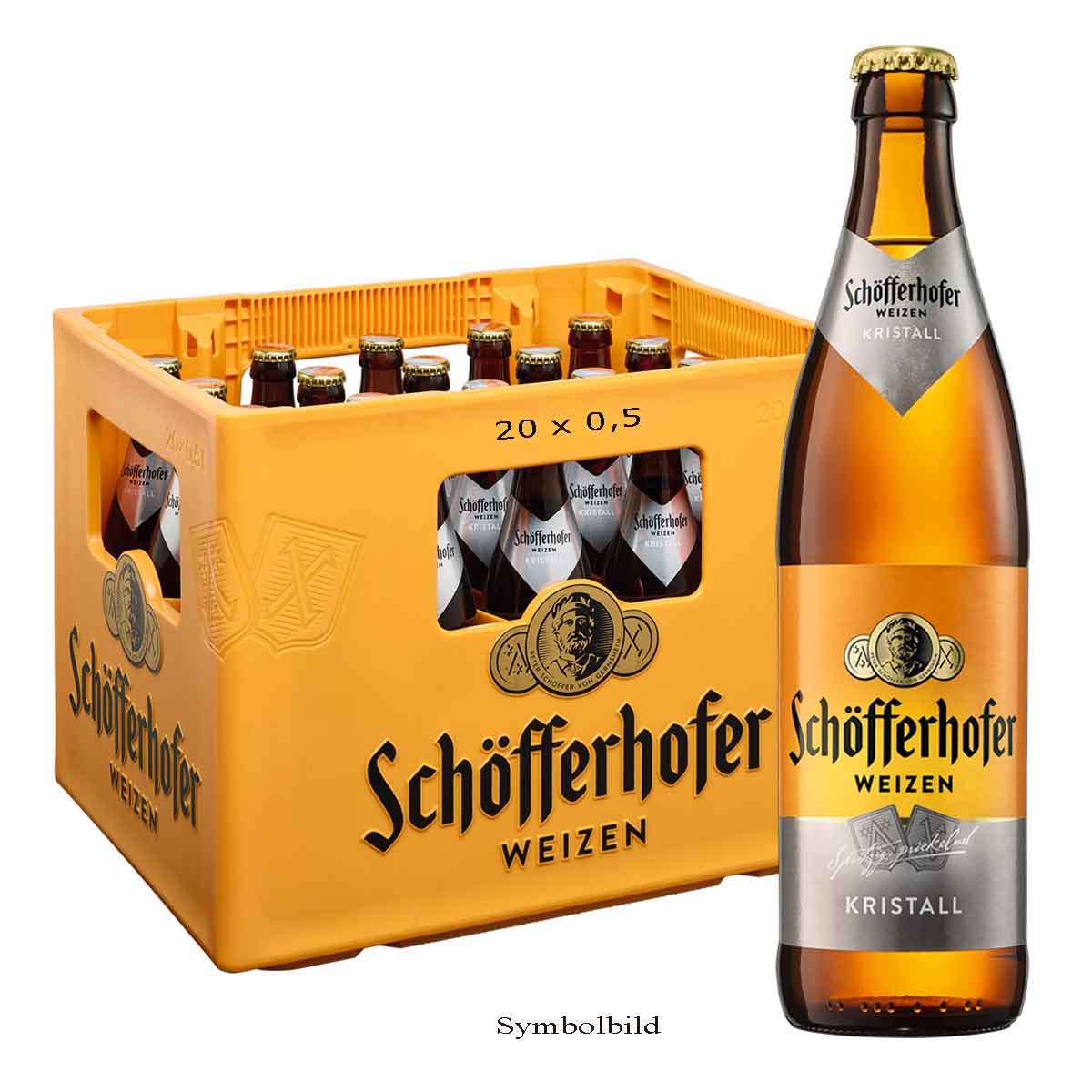 Schöfferhofer Weizen Kristall (20 x 0,5l) | Viel-Durst