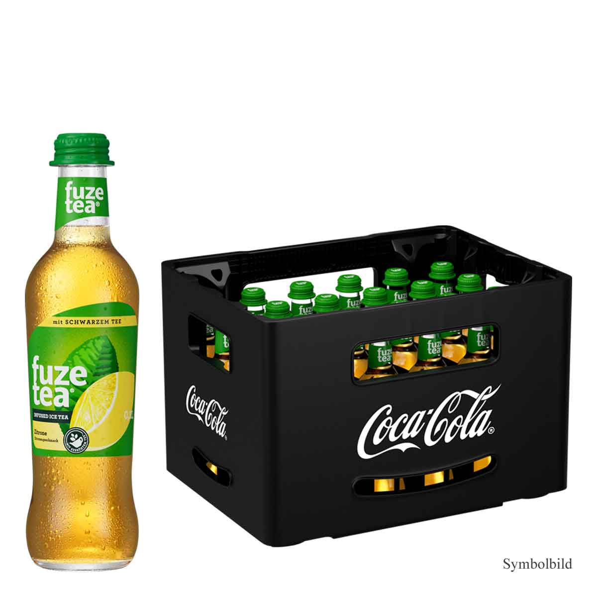 Fuze Tea Schwarzer Tee Zitrone (24 x 0,3l) | Viel-Durst