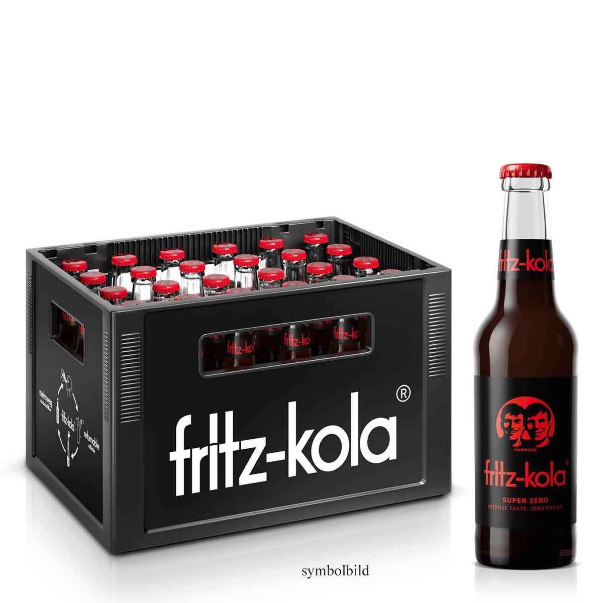 fritz-kola superzero (24 x 0,33l) | Viel-Durst