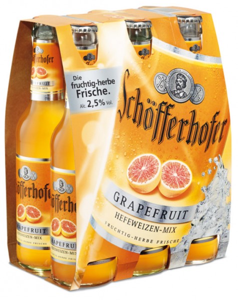Schöfferhofer Grapefruit Weizen-Mix (4 x 6 x 0,33l) | Viel-Durst